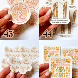 Build Your Own Christian Vinyl Sticker Pack Faith Stickers Christian ...