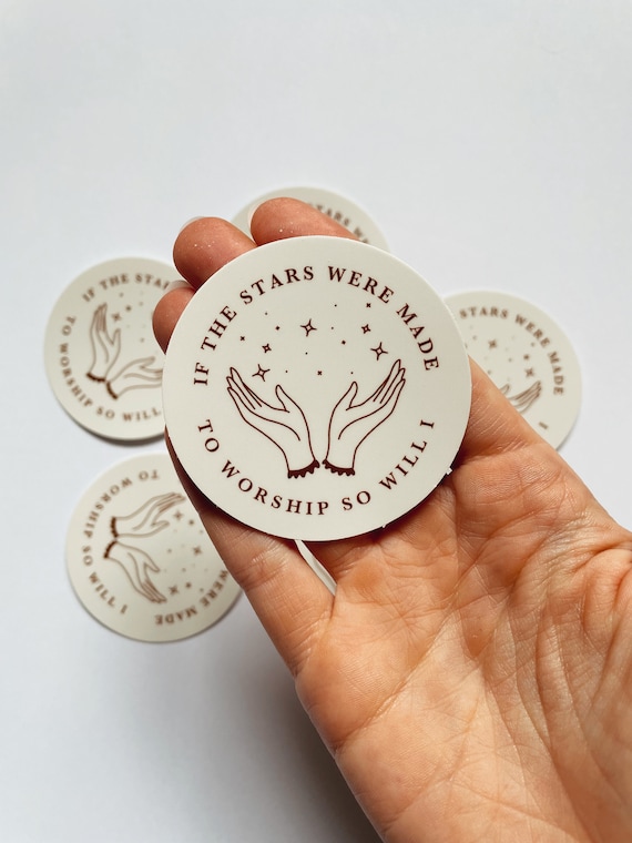 So Will I Sticker Worship Sticker Faith Stickers | Etsy