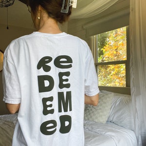 Redeemed T-shirt Christian T-shirt, Bible Verse Shirt, Religious T ...