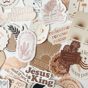 Build Your Own Christian Vinyl Sticker Pack Faith Stickers - Etsy UK