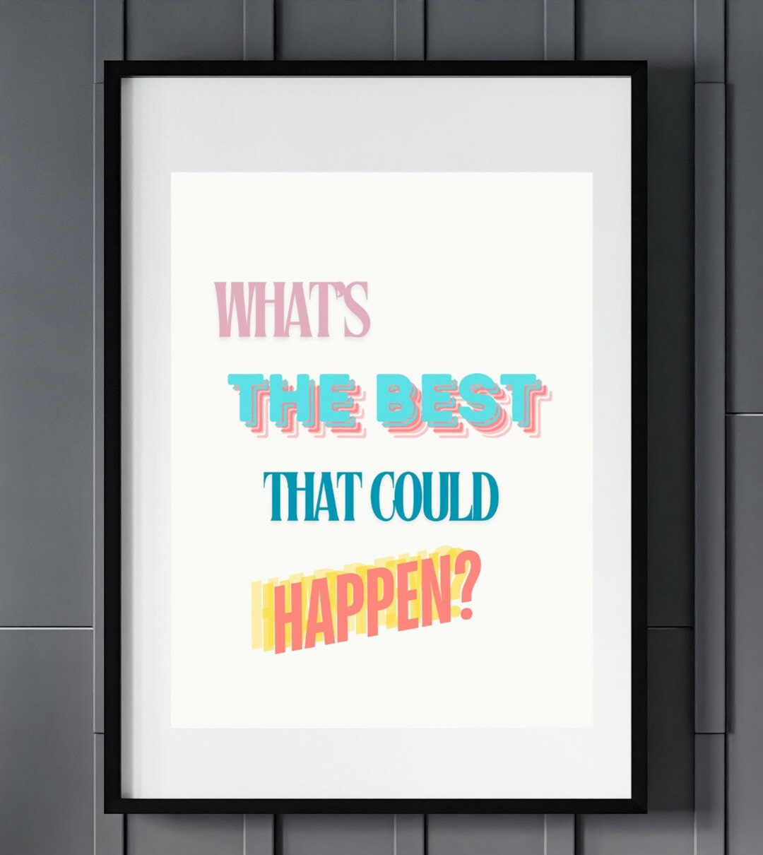 Motivational Printable Art, Immediate Download, Bright Colors and ...
