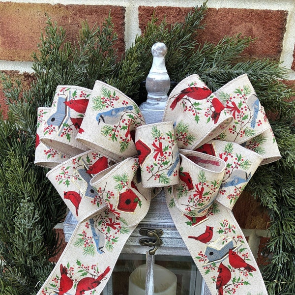 Cardinal Wreath - Etsy