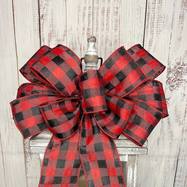 Buffalo Check Wreath - Etsy