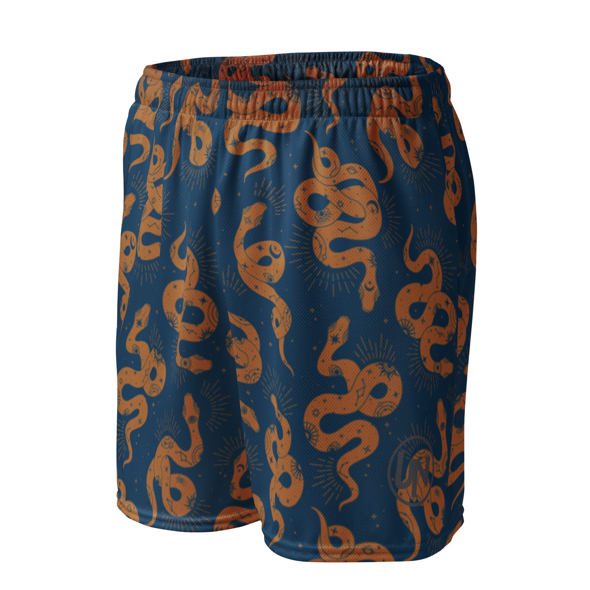 UN Cosmic Serpent Summer Breathable Mesh Workout Shorts Gold - Etsy