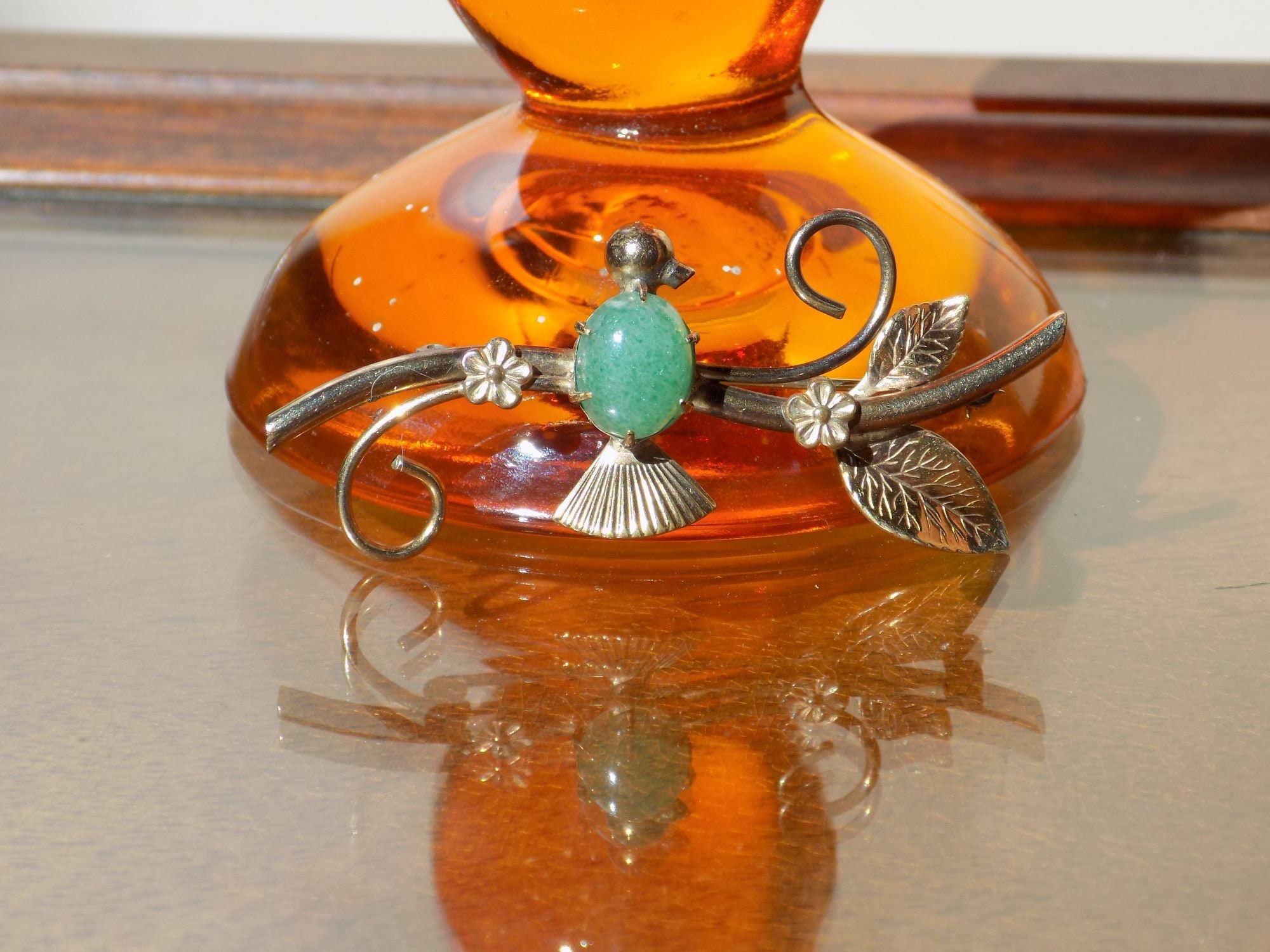 Mid-century Vintage Signed Winard 12K Gold Filled Jade Bird - Etsy Mid-century Vintage Signed Winard 12K Gold Filled Jade Bird - Etsy