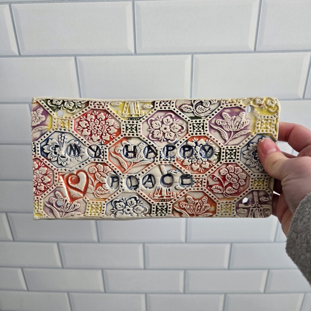 Handmade Welcome Sign, Ceramic Home Decor, Unique Housewarming Gift ...