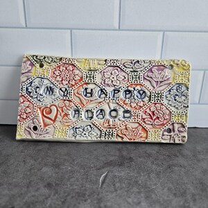 Handmade Welcome Sign, Ceramic Home Decor, Unique Housewarming Gift ...