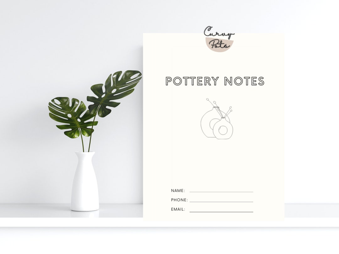 Pottery Notes Template: Ceramic Art Journal (PDF Download) - Etsy Australia