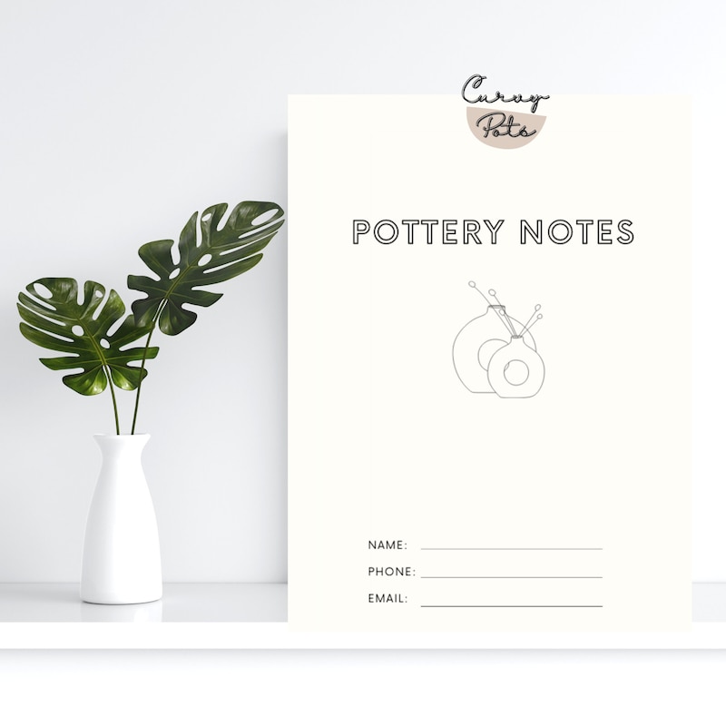 Pottery Notebook - Etsy