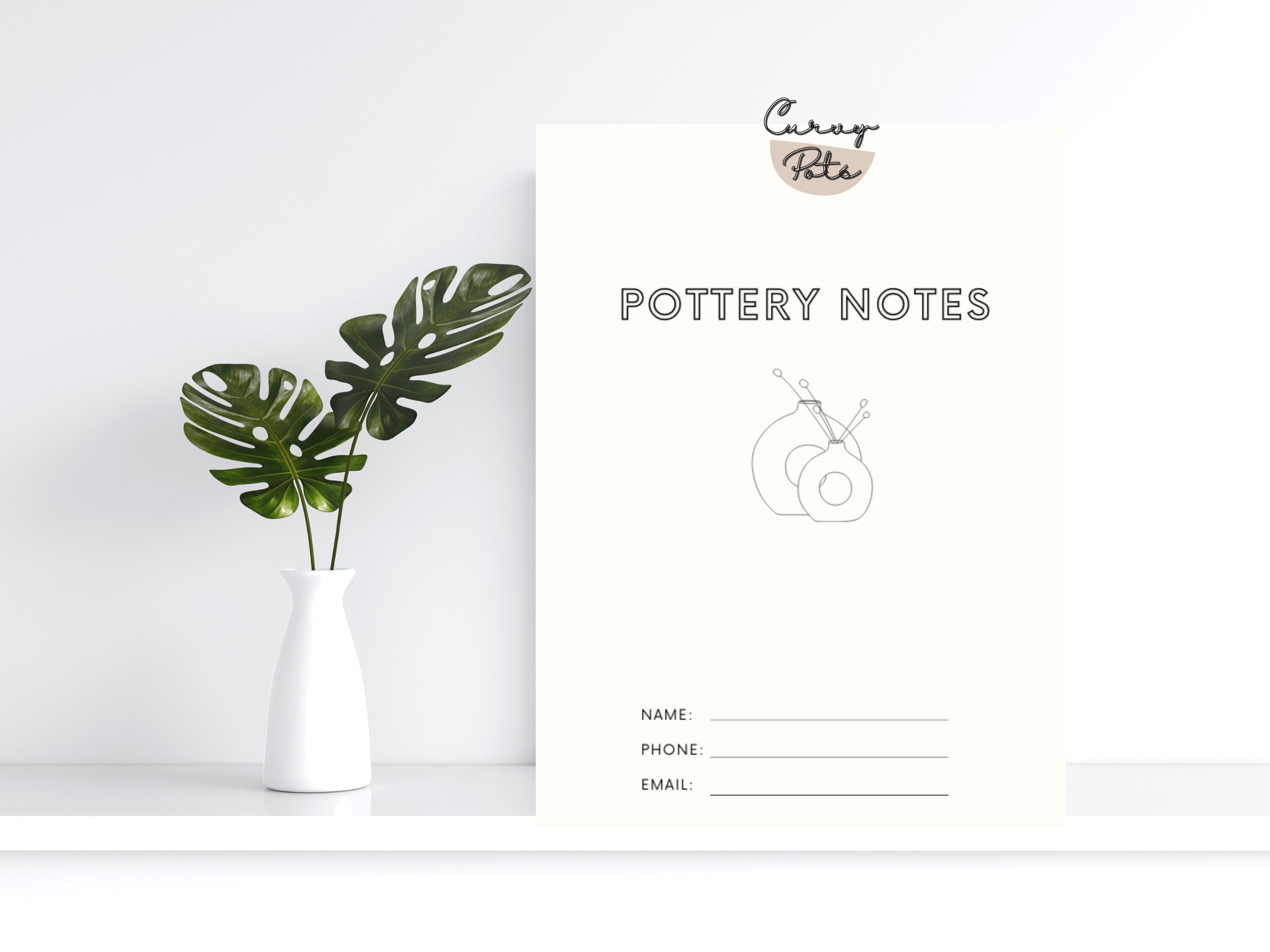 Pottery Notes Template: Ceramic Art Journal (PDF Download) - Etsy