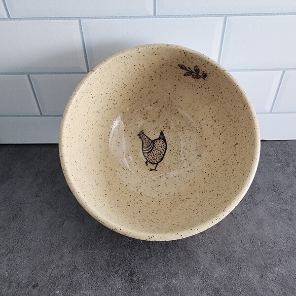 Pottery Chicken - Etsy