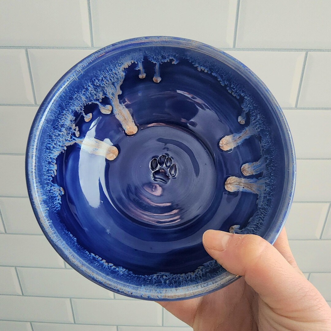 Ceramic Food Bowl for Pets, Treat Bowl, Pottery Water Bowl, Dog Kibble ...