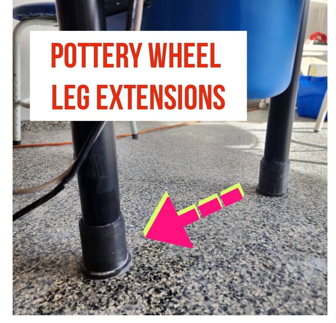 Pottery Wheel Leg Extension, Potter's Wheel Risers, Potter Throwing ...