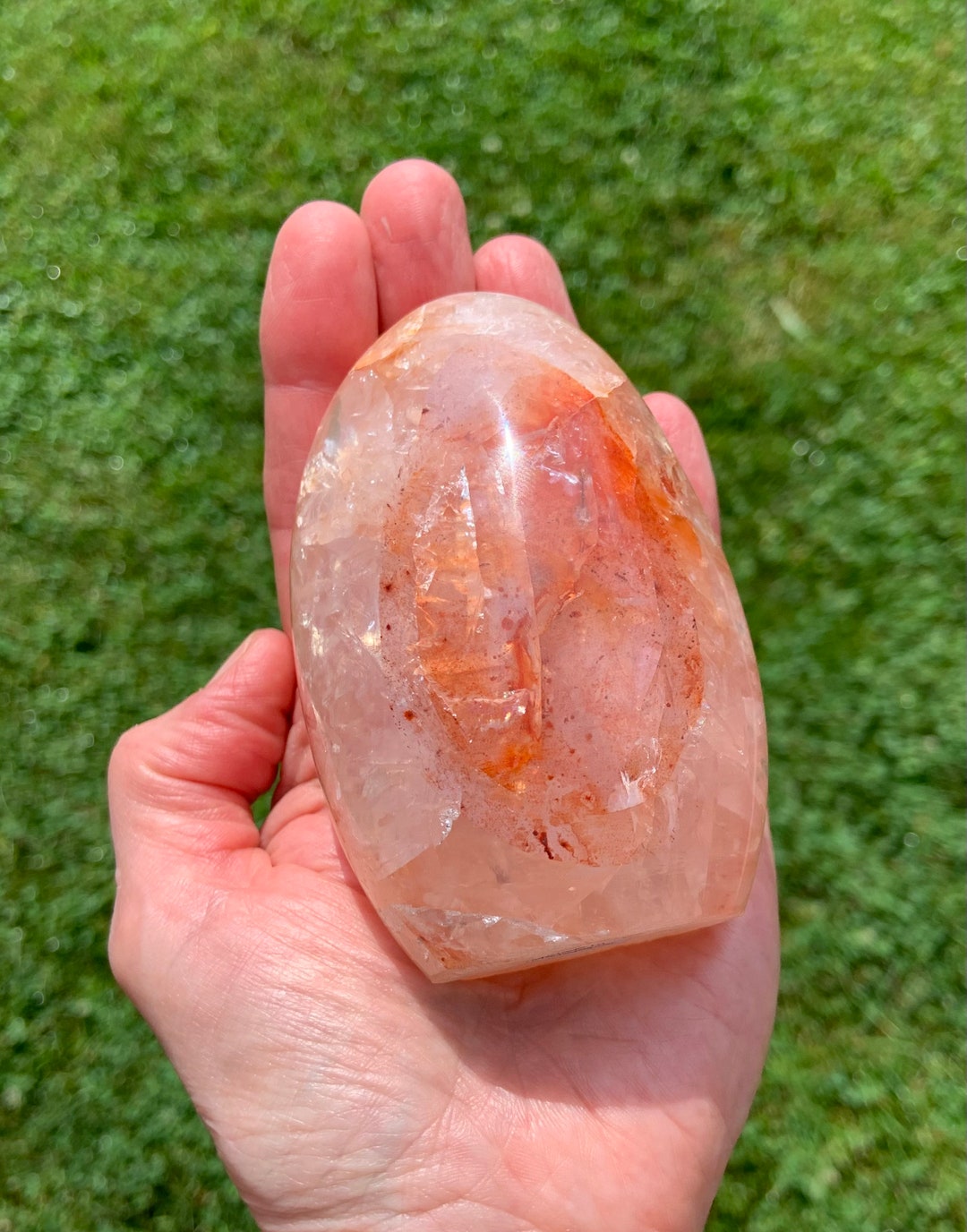 Hematoid Red Fire Harlequin Ferruginous Quartz Free Standing - Etsy