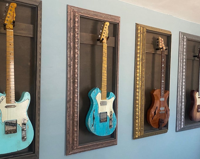 Guitar Wall Display Case - Etsy