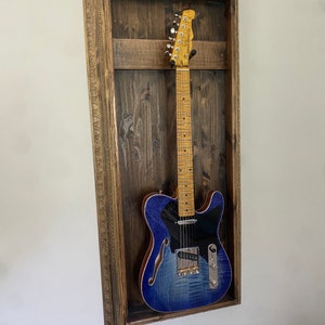 Guitar Wall Display Case - Etsy