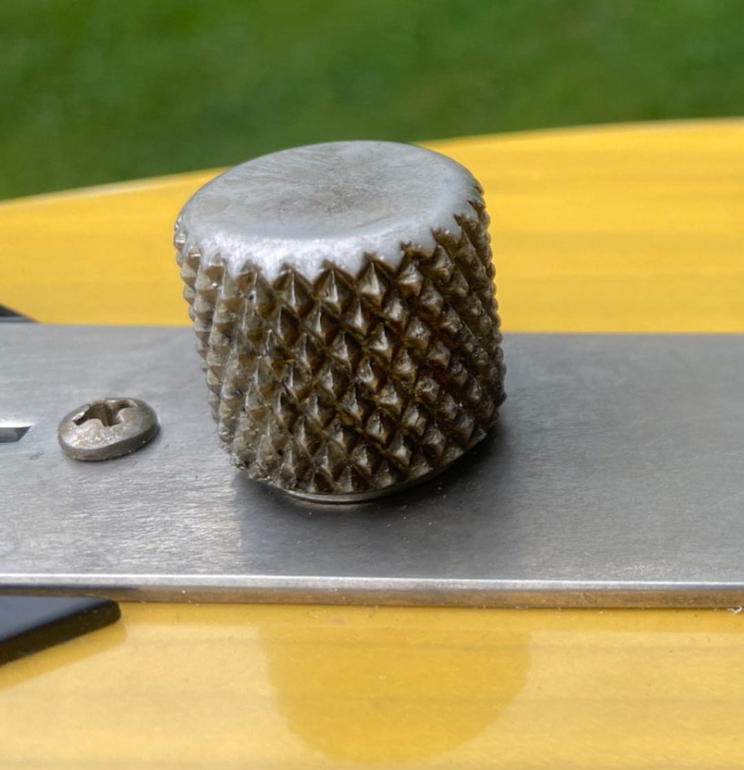 DGC Heavy Knurled Light Weight Aged Nickel Knobs - Etsy