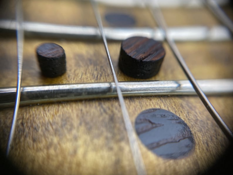 Dark Fret Inlay and Side Dots Wenge Wood - Etsy