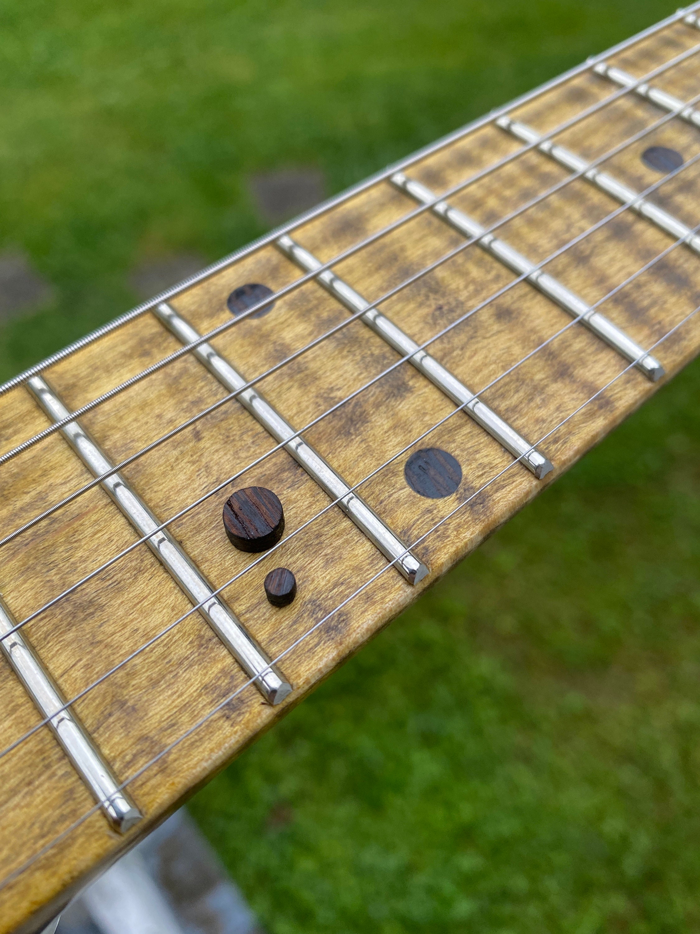 Dark Fret Inlay and Side Dots Wenge Wood - Etsy