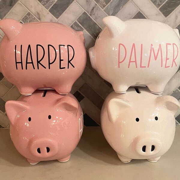 Custom Piggy Bank - Etsy