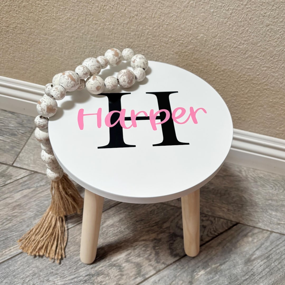 Personalized Children's Wooden Step Stool - Gifts for Kids - Custom ...