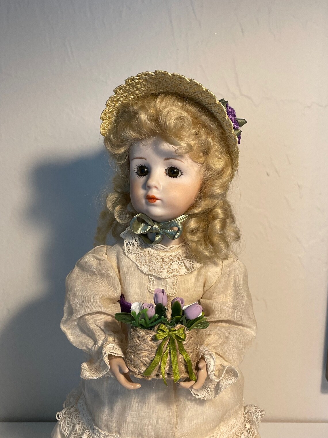 Albert Marque Doll Reproduction With Hand Made Clothing and Accessories ...