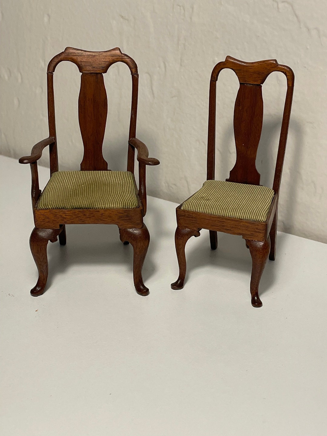 Two Beautiful Dollhouse Chairs - Etsy