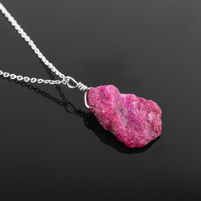 Raw Ruby Jewelry - Etsy
