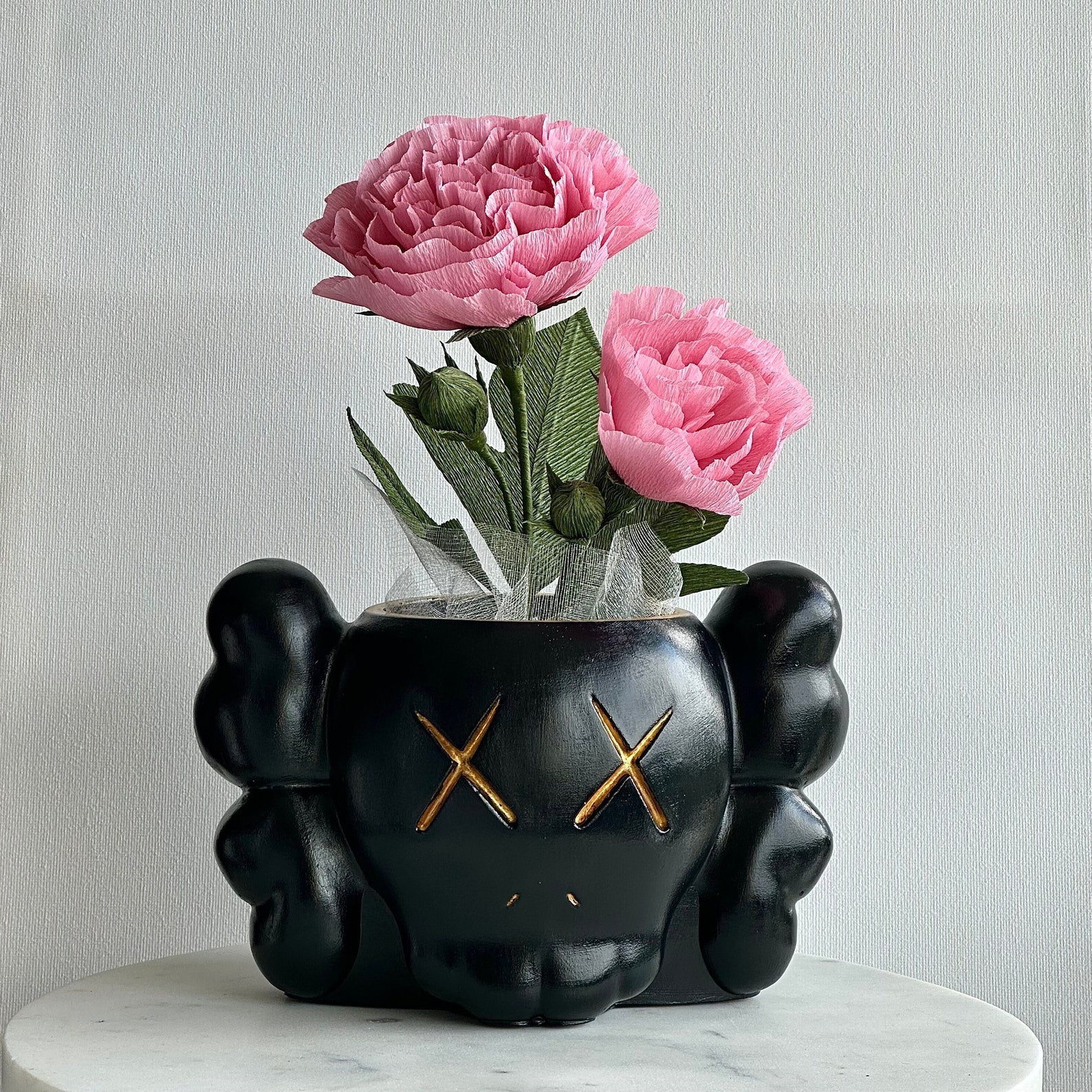 Handmade KAWS Planter Flower Pot HYPEBEAST - Etsy