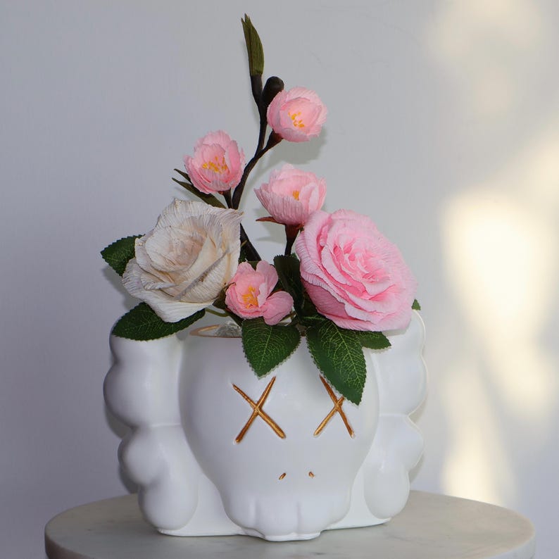 Handmade KAWS Planter - Flower Pot - HYPEBEAST - Etsy