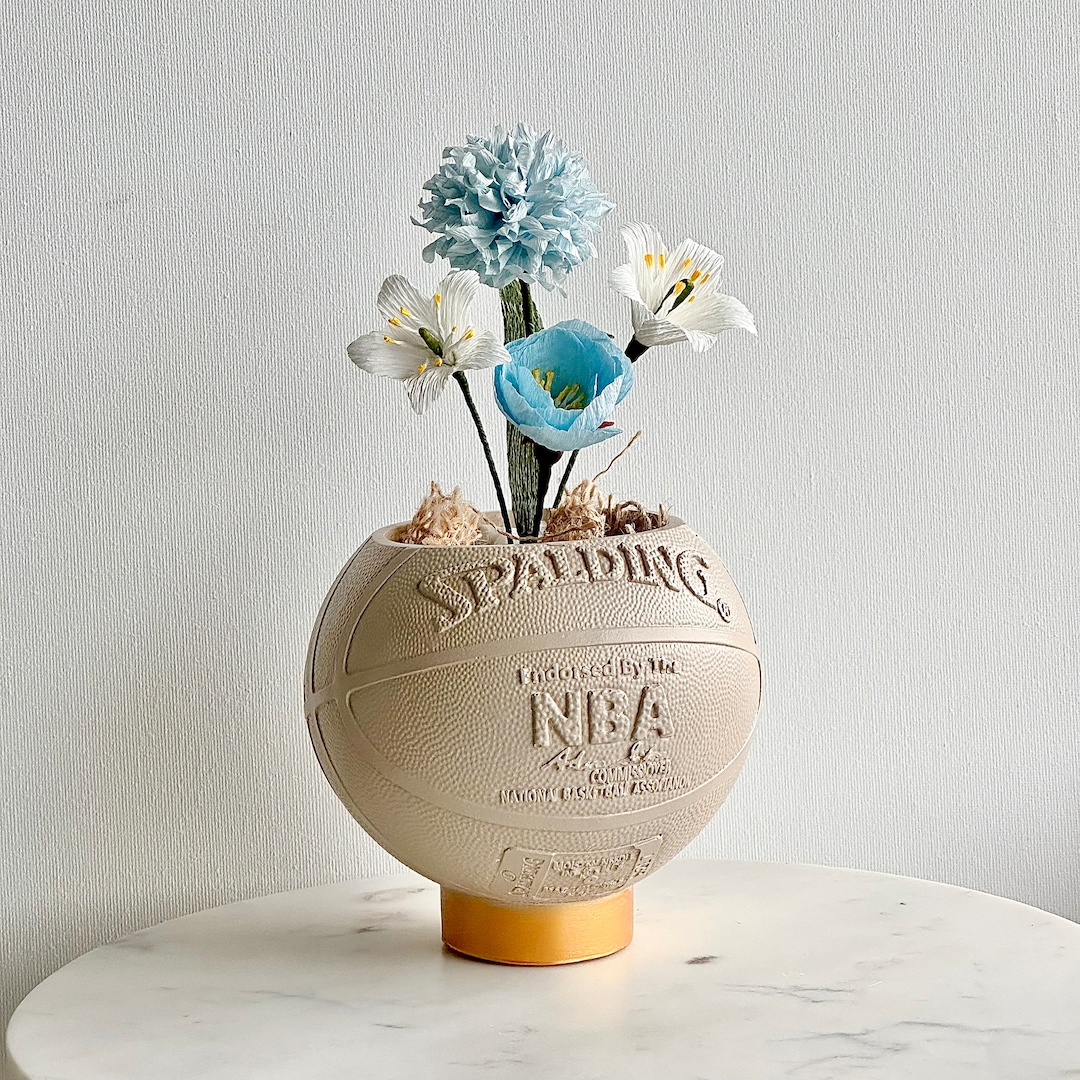 Spalding NBA Basketball | Planter Pot | Flower Vase | Interior Design ...