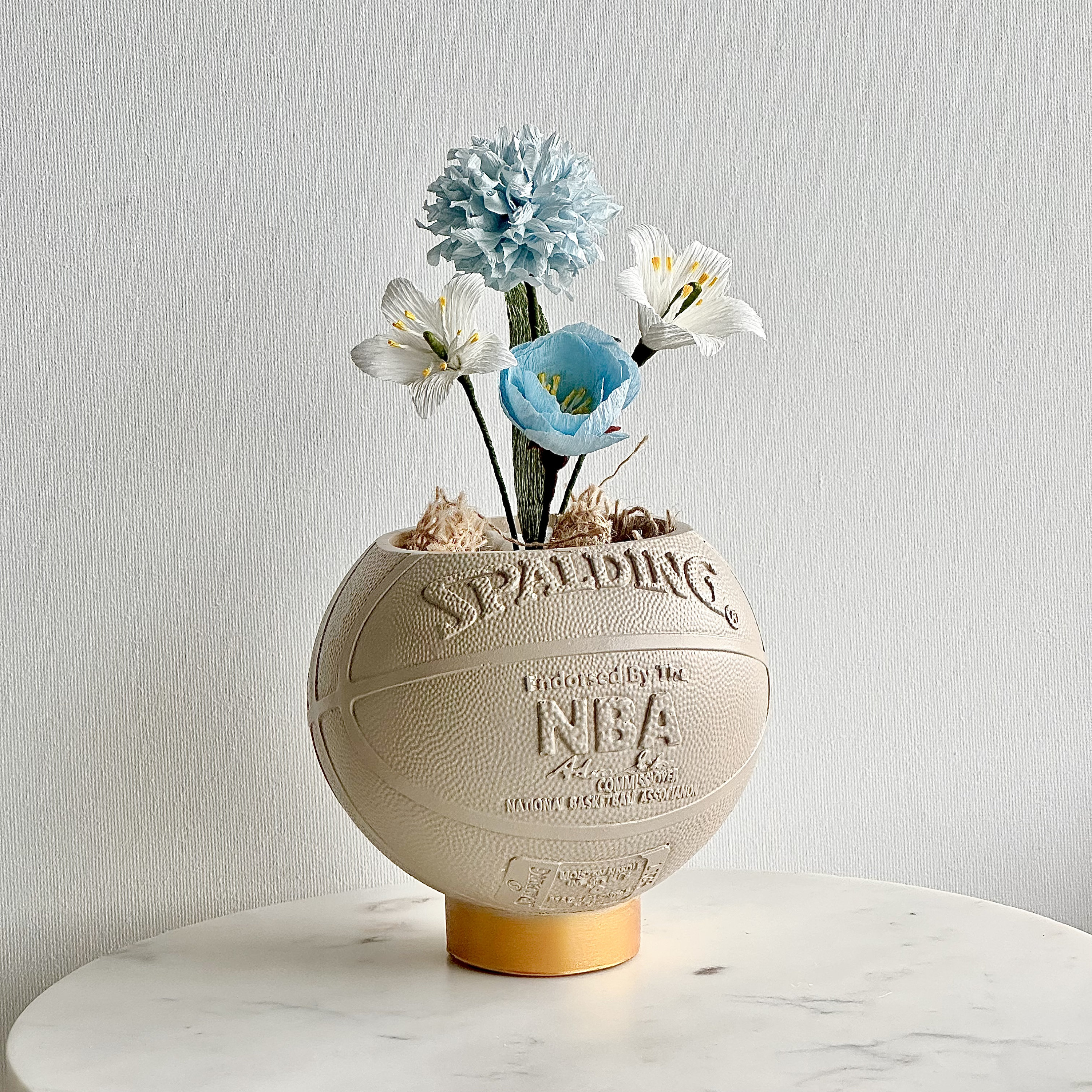Spalding NBA Basketball | Planter Pot | Flower Vase | Interior Design ...