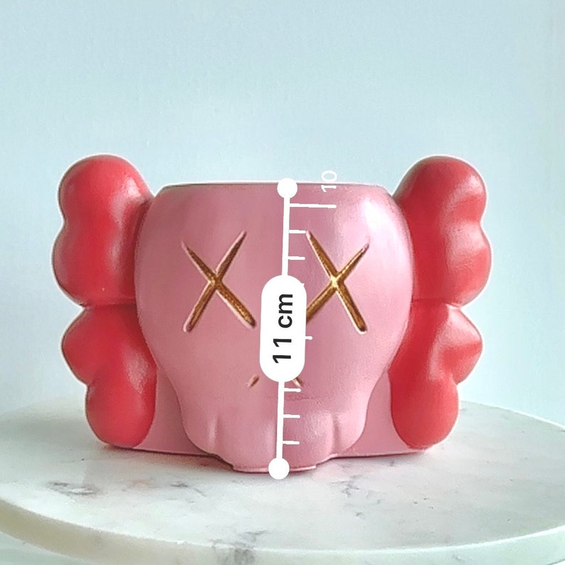 Handmade KAWS Planter Flower Pot HYPEBEAST - Etsy