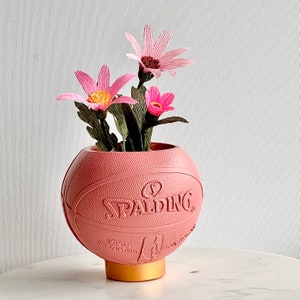 Spalding NBA Basketball | Planter Pot | Flower Vase | Interior Design ...