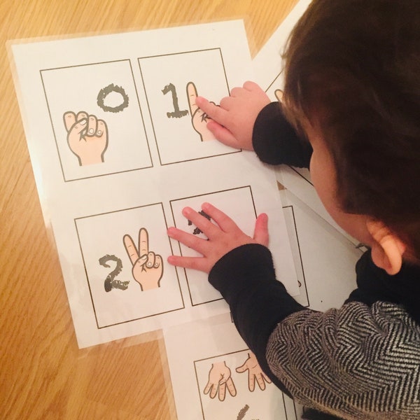 Counting Flash Cards - Etsy