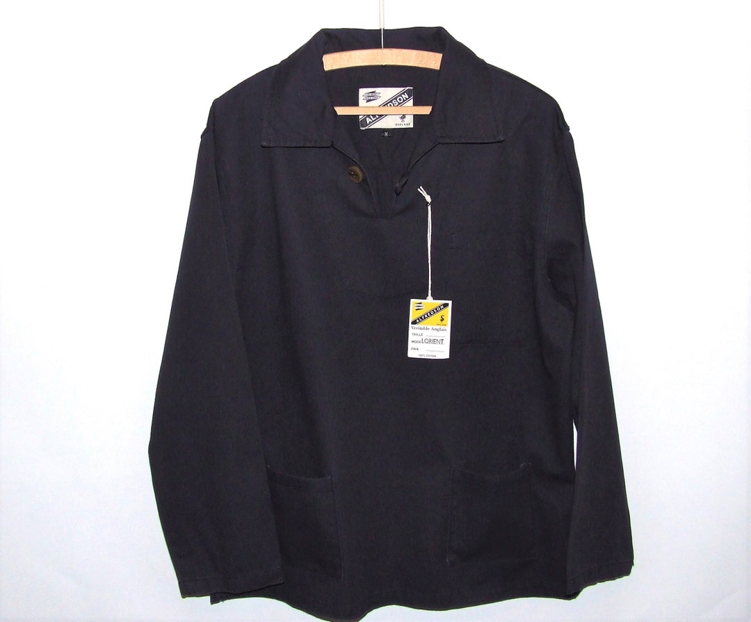 Fishermans Smock Vareuse Breton/artist LORIENT - Etsy UK