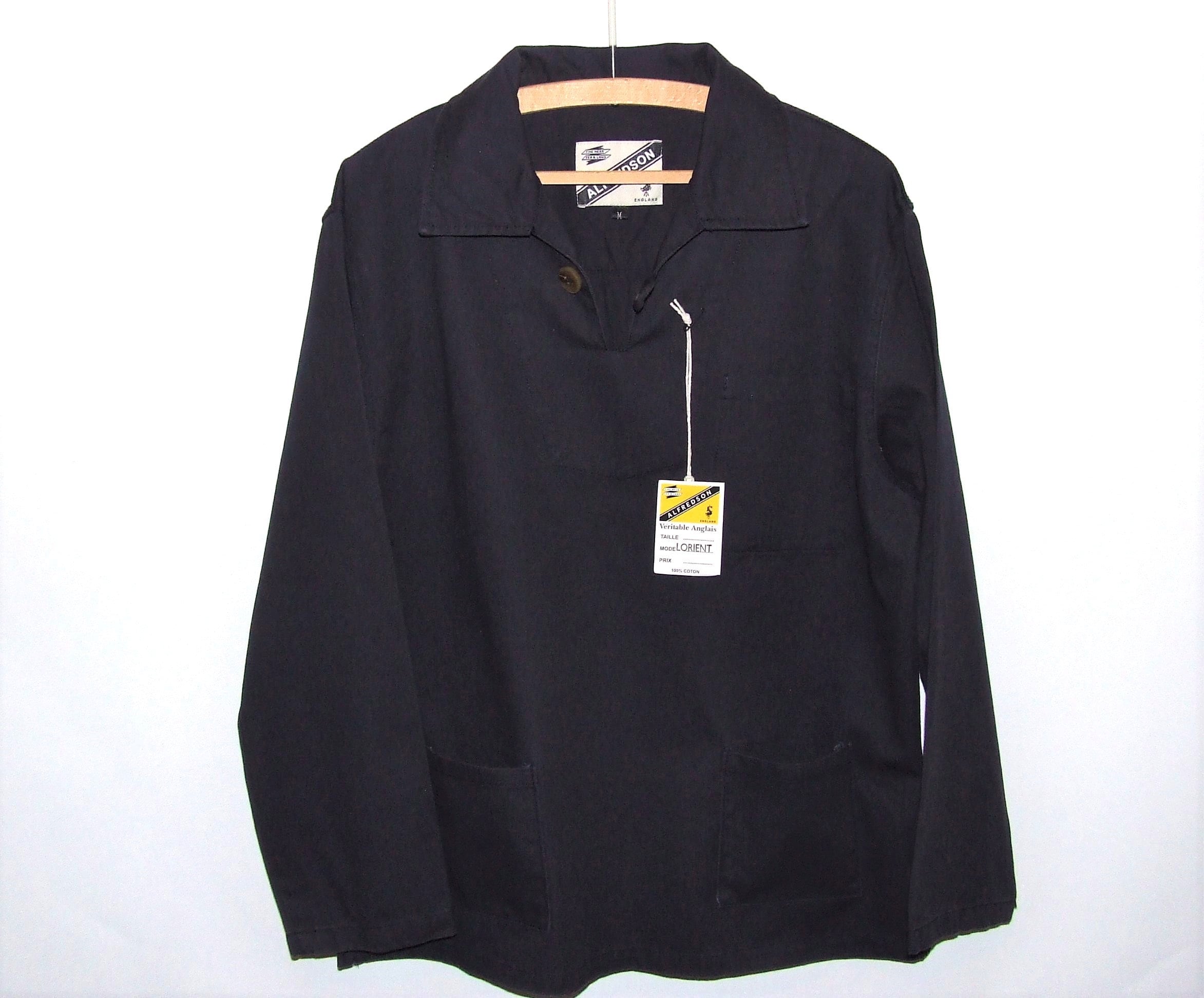 Fishermans Smock Vareuse Breton/artist Ink Blue LORIENT# - Etsy UK