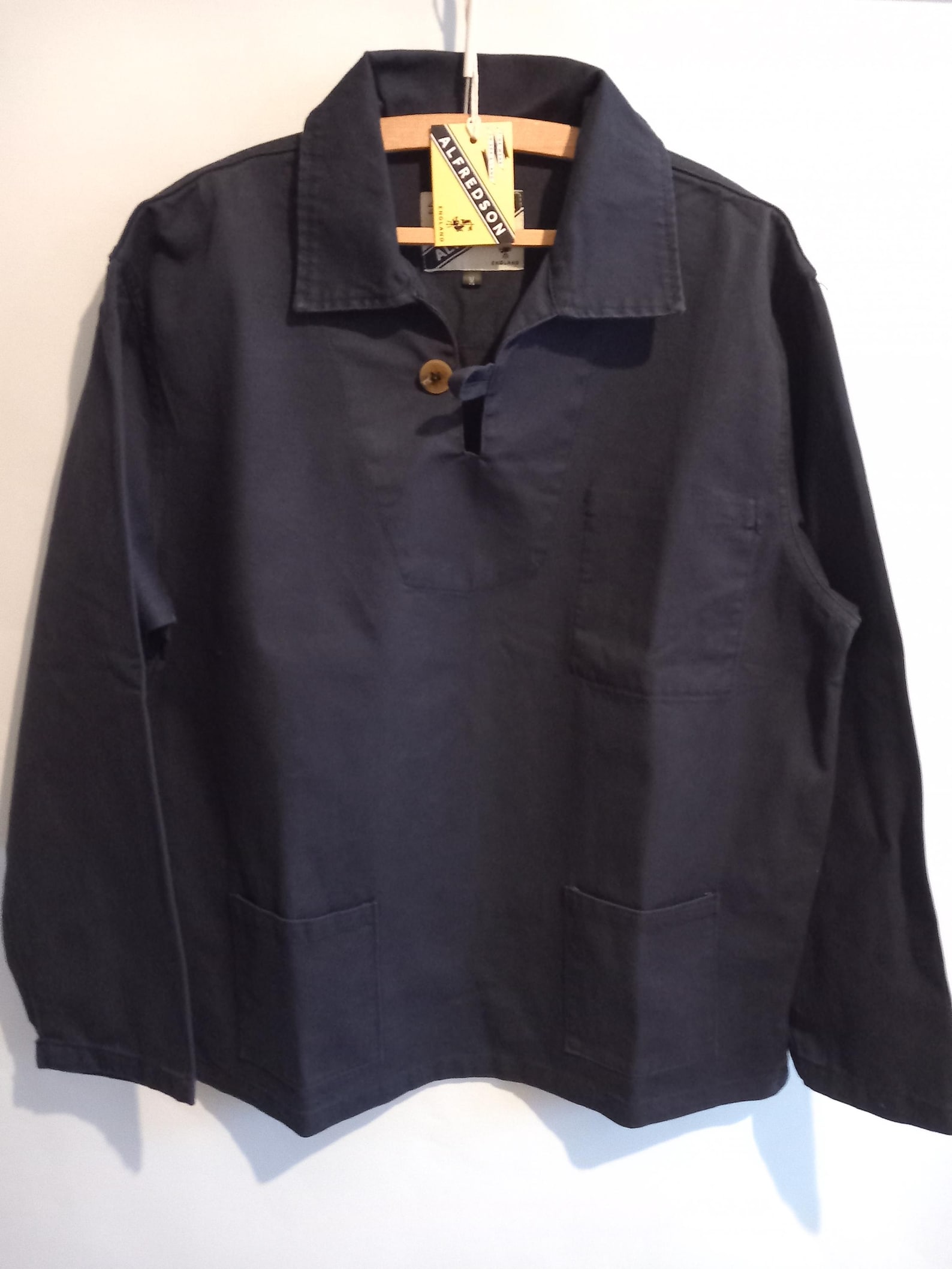 Fishermans Smock Vareuse Breton/artist Ink Blue/salt Wash Ink LORIENT ...