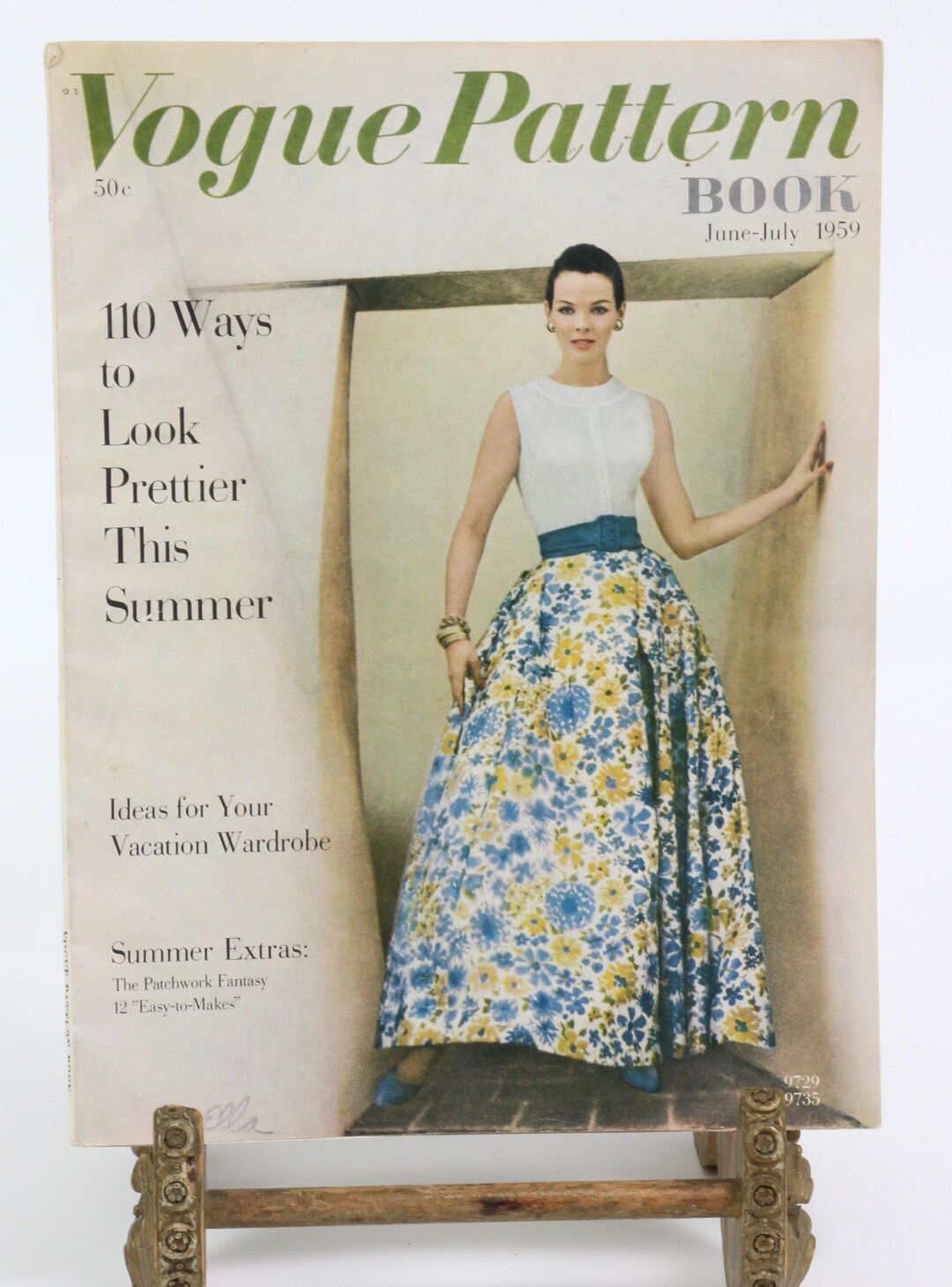 Vogue Pattern Book June-july 1959, 1950's-60's Fashion, Pattern Book - Etsy