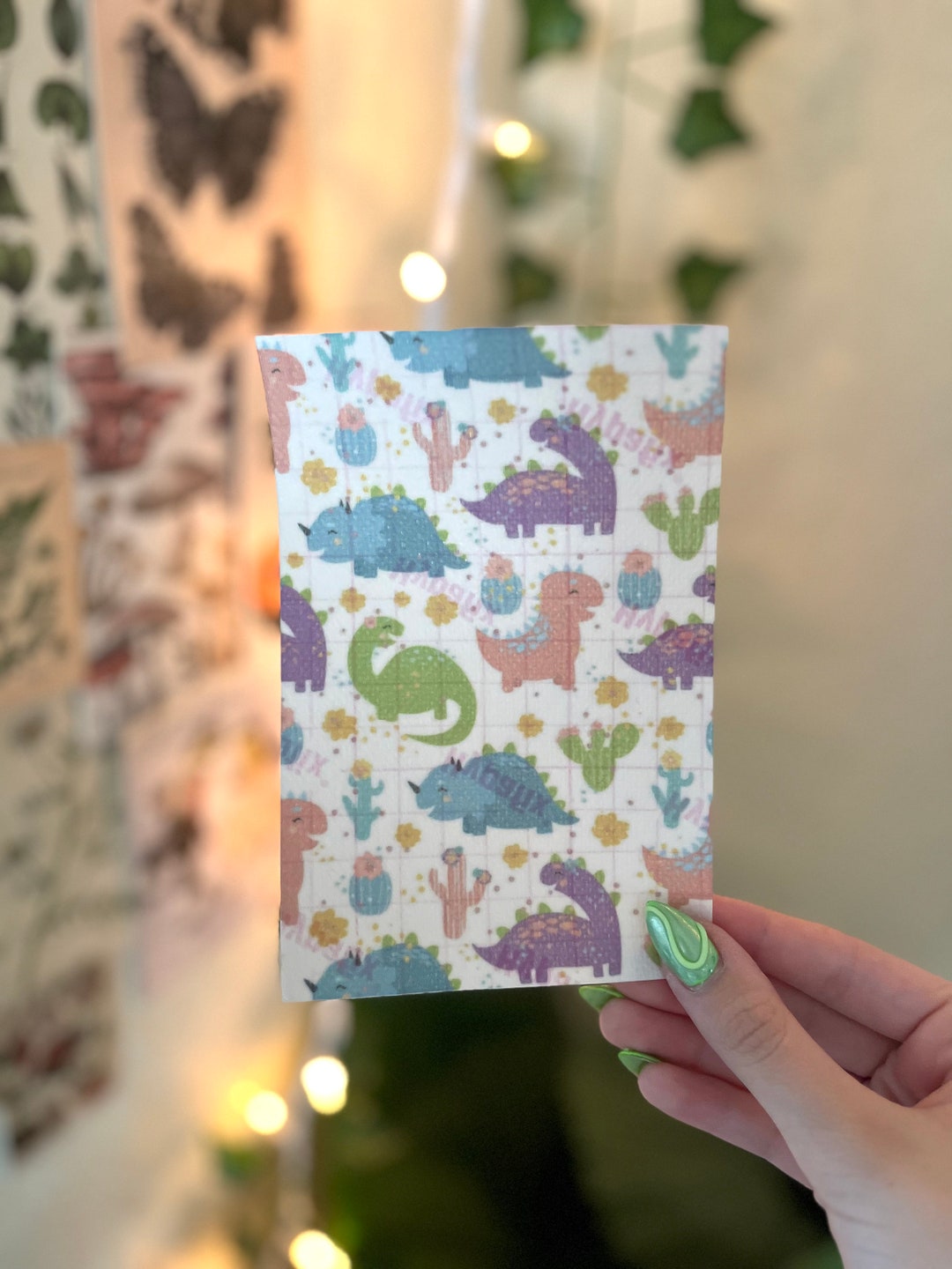 Pastel Dinosaur Print Hypafix Tape, Medical Tape, Patterned Tape, Tubie ...