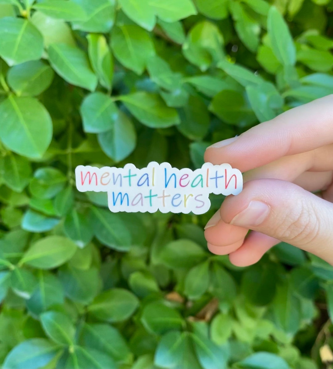 Mental Health Matters Sticker, Chronic Illness Sticker, Laptop Sticker ...
