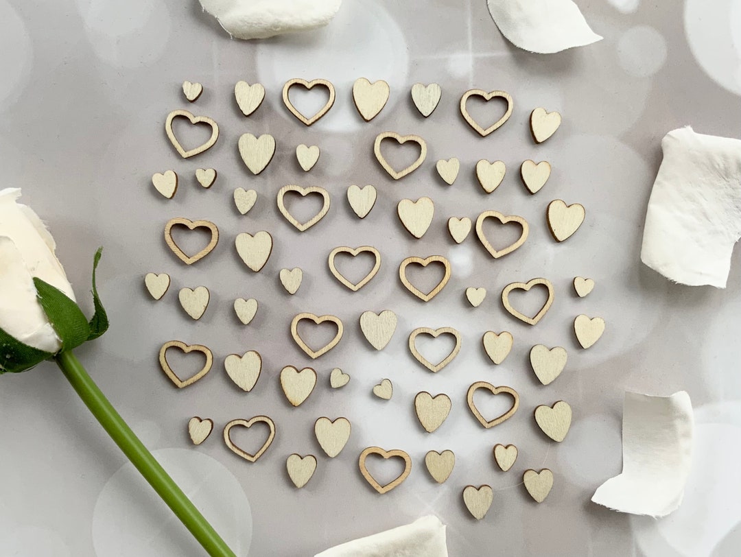 Wood Table Confetti, Scatter Table Decorations for Weddings ...