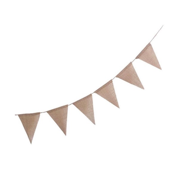 Burlap Bunting - Etsy UK