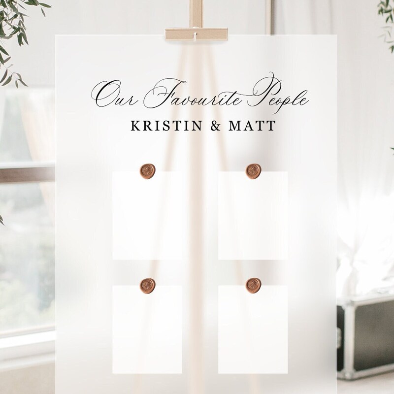 Seating Chart Decals - Etsy