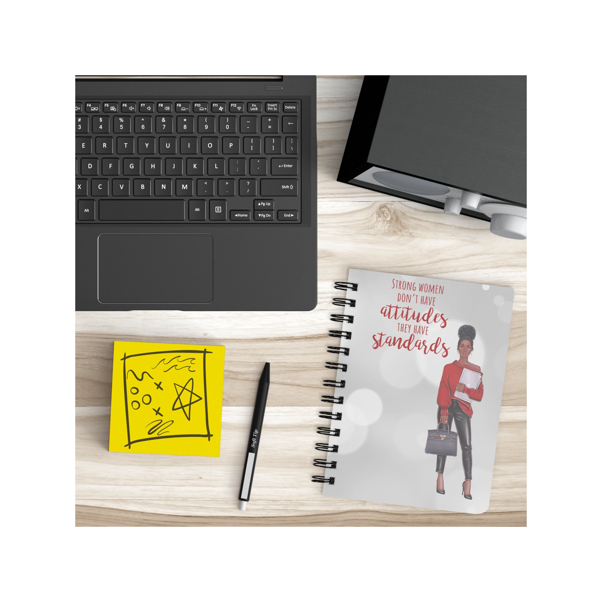 Strong Women Have Standards Spiral Notebook, Notebook for African ...