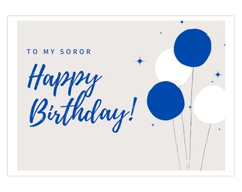 Delta Sigma Theta Inspired Birthday Folded Card Devastating Diva ...