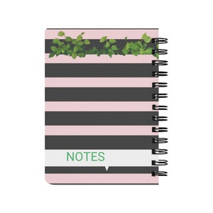 Pretty Girl Notes Pink and Green Spiral Notebook AKA Sorority Inspired ...