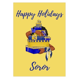 Sgrho Happy Birthday Soror Sigma Gamma Rho Sorority Inspired Folded ...