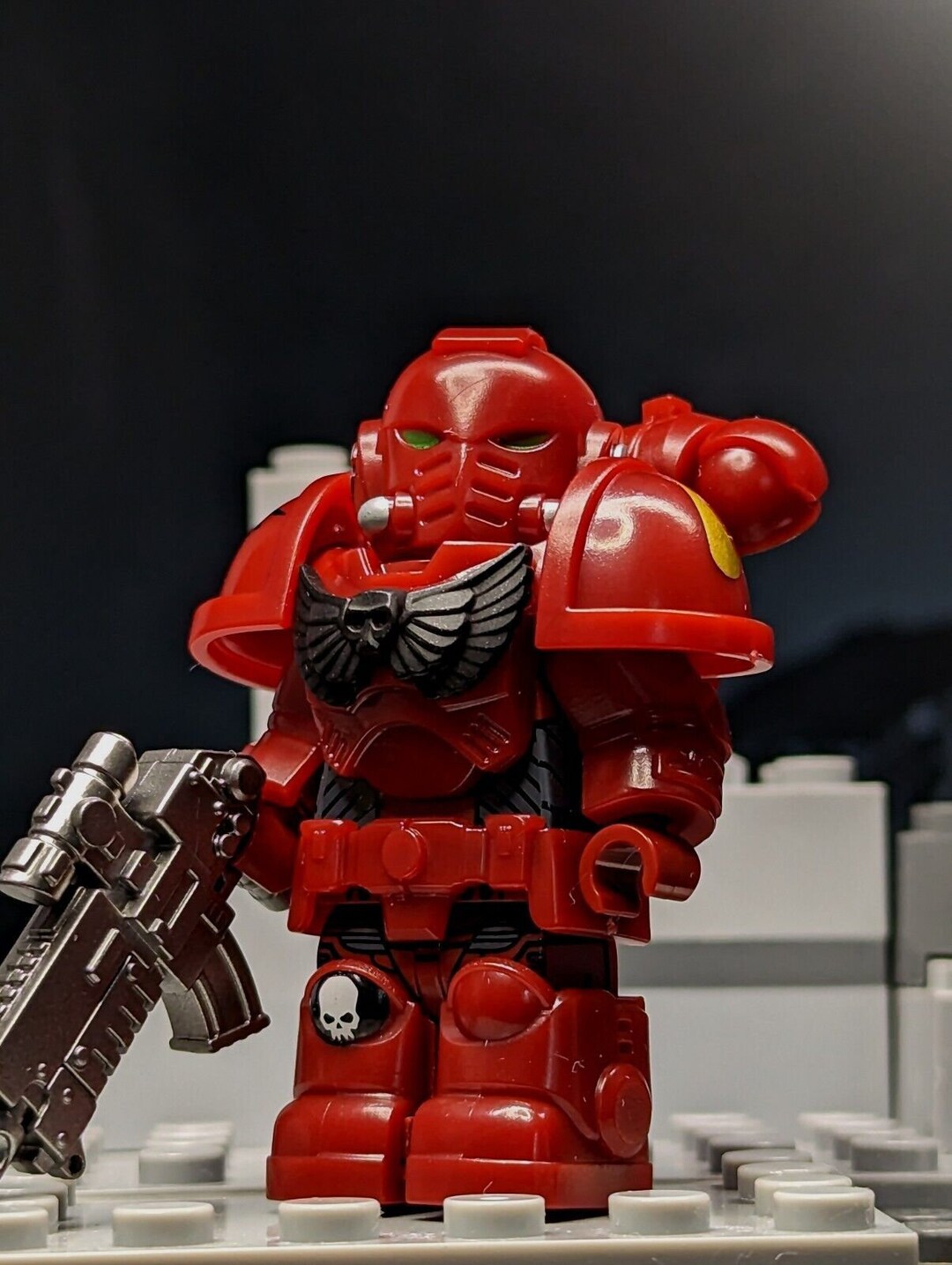 Custom Printed War Hammer Brick Blood Angels Space Minifig - Etsy UK