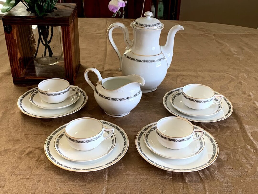 Price Reduced -rosenthal Selb-bavaria Demitasse Set, Balmoral Pattern ...